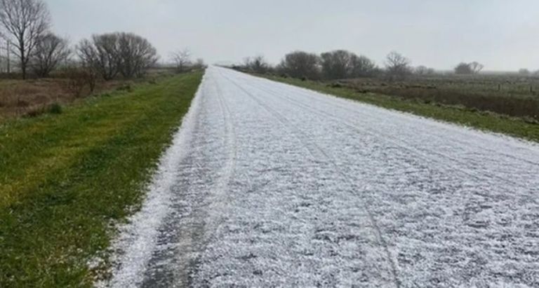Las imágenes del granizo que azotó ciudades de la zona | PresenteNoticias